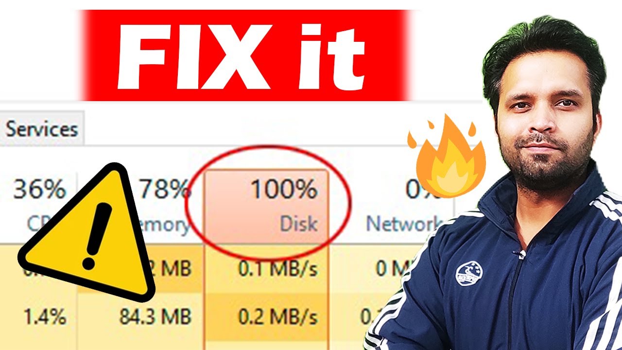 High Disk Usage Problem Fix Disk Usage 100 Buzz2day Tech Youtube