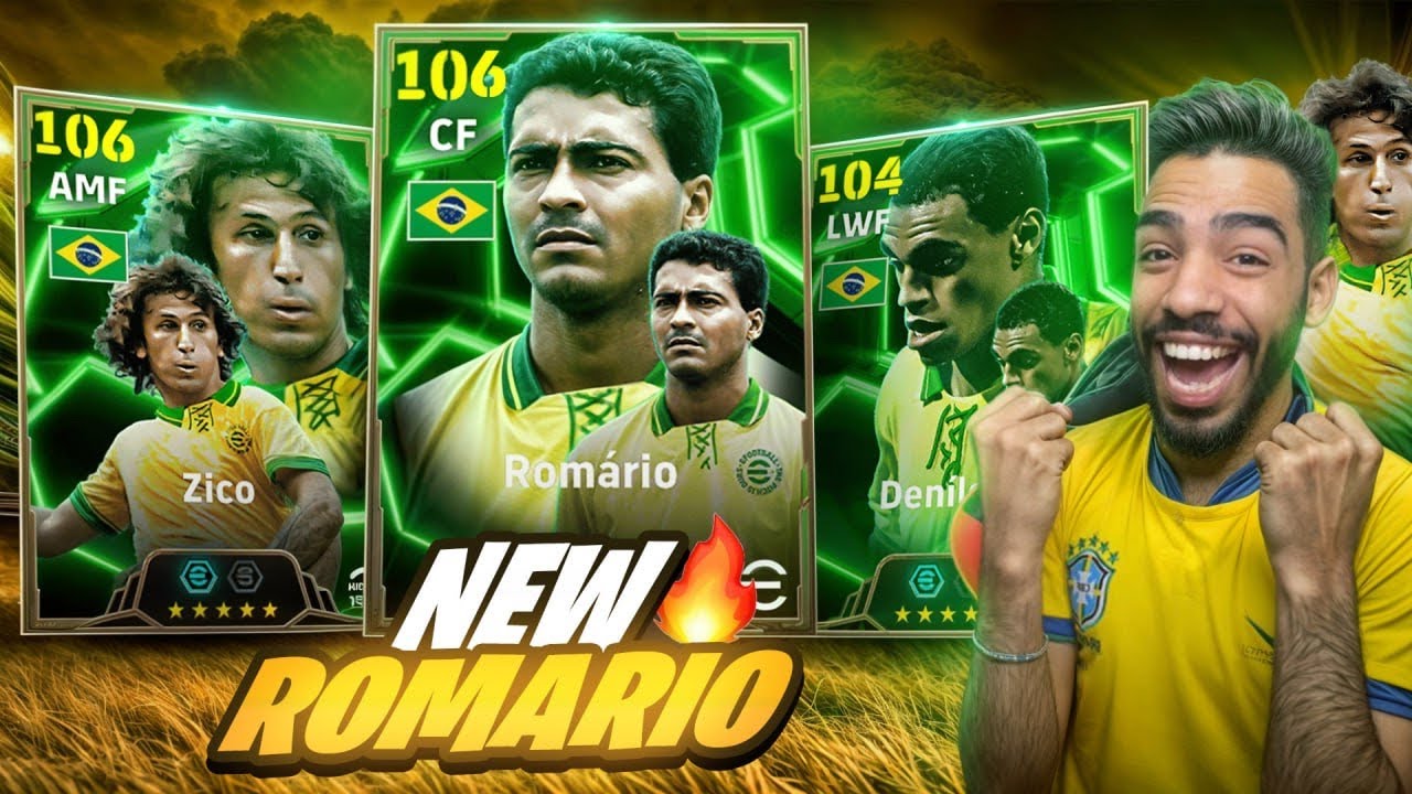 BRAZIL 🇧🇷 - NEW ZICO + ROMARIO PACK OPENING + GAMEPLAY 🔥 EFOOTBALL 25 ...