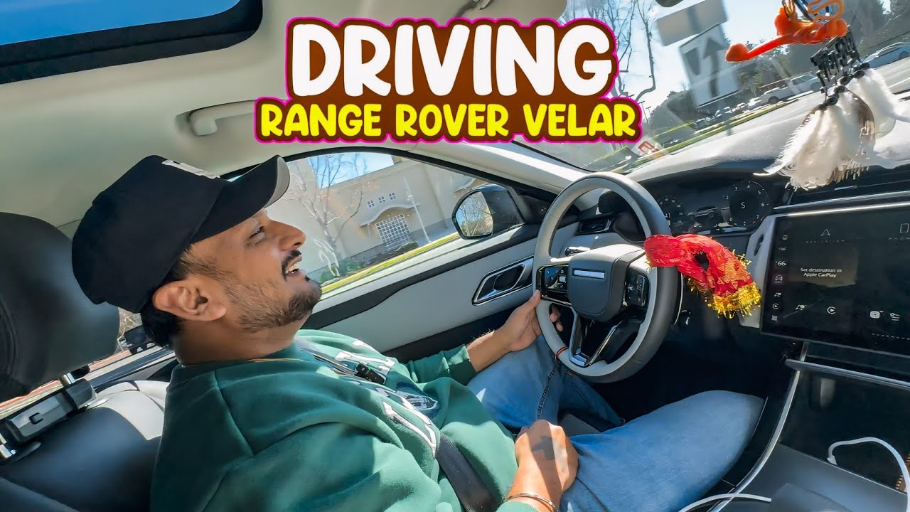 FIRST TIME DRIVING RANGE ROVER VELAR 😍 *CRAZY EXPERIENCE* | VICKY ...