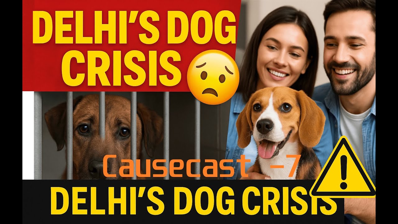 Delhi’s Dog Crisis 🐶💔 | Why Thousands Are Being Impounded (Causecast Ep ...