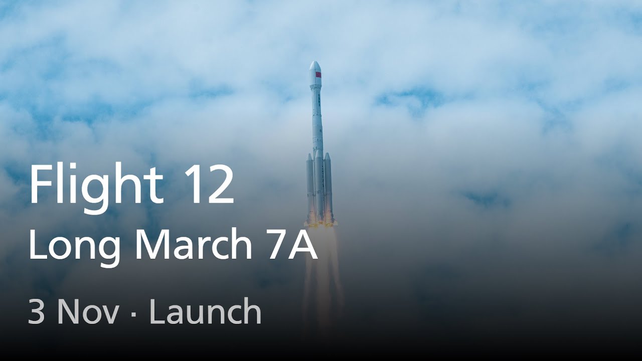 Live: Long March 7A Flight 12 Launch (No Commentary) - YouTube