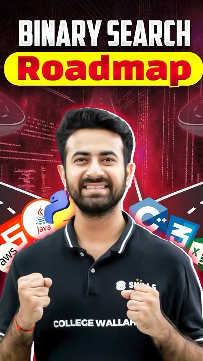 Best Binary Search Roadmap 🔥 #Shorts #PhysicsWallah #DSA - YouTube