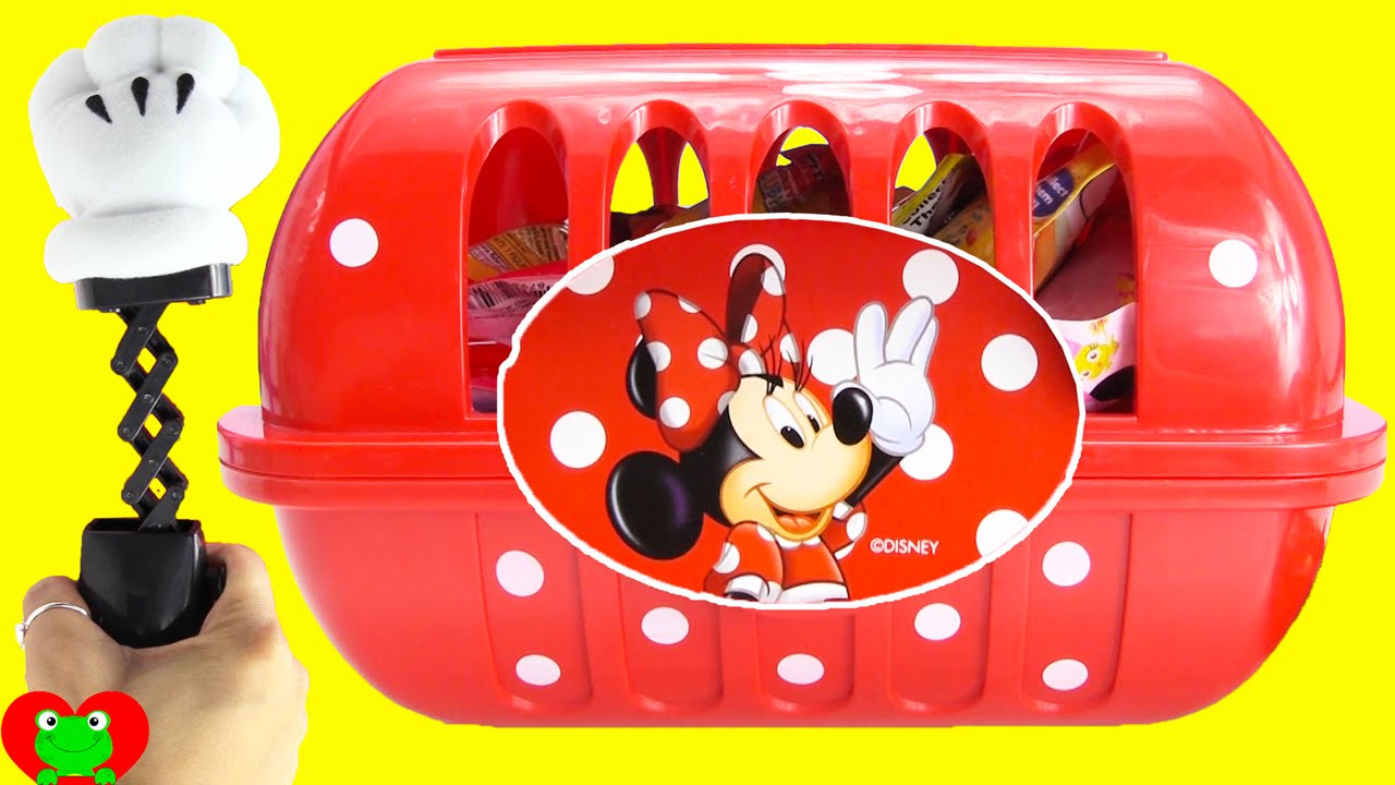 Minnie Mouse Carry Case with Mickey Mouse Club House Surprises - YouTube