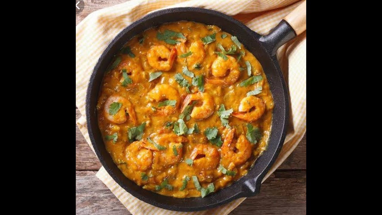 Prawn curry | Andhra style curry | Yummy prawn recipe - YouTube