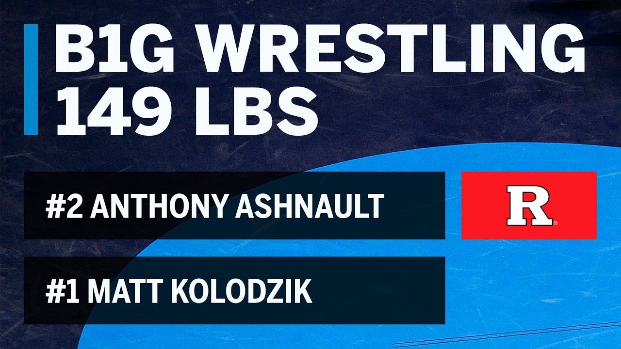 149 LBS: #1 Matt Kolodzik (Princeton) vs. #2 Anthony Ashnault (Rutgers ...