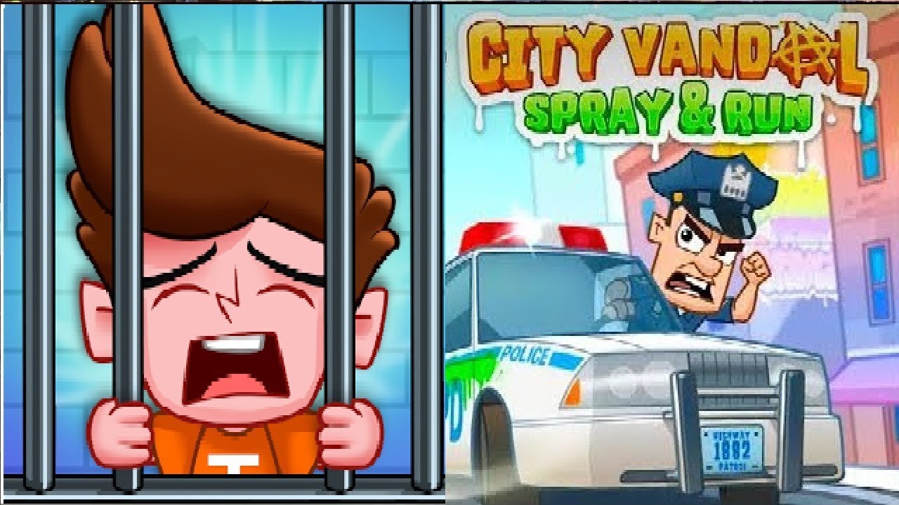 City Vandal Spray & Run - Android Gameplay Crazy Labs by TabTale - YouTube