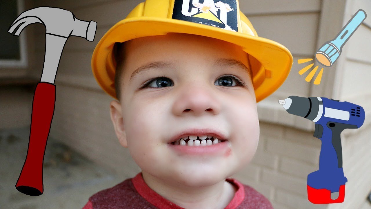 Caleb Pretend Play With Kids Tool Set Workbench Toys For Kids - YouTube