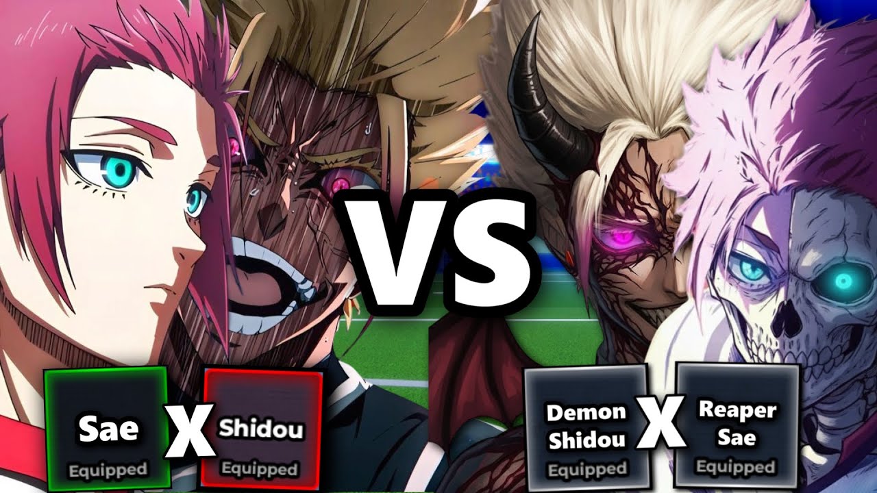 Reaper Sae & Demon Shidou VS Normal Sae & Shidou (WE FUMBLED) | Blue ...