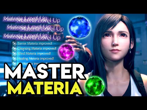 BEST Spot to Level Up FAST & Master Materia | Final Fantasy 7 Remake