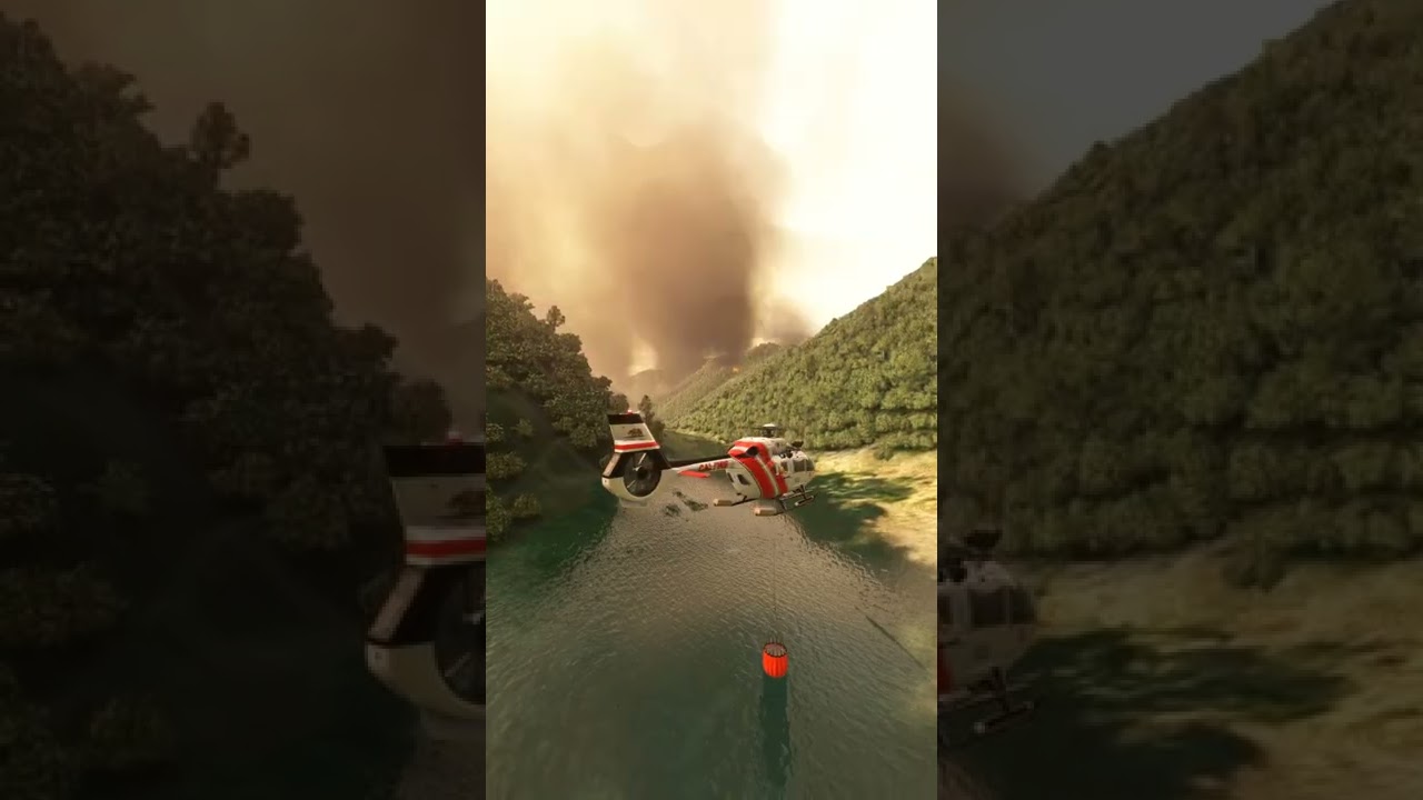CALFIRE "REAL HEROES!" FIGHTING FOREST FIRES IN MICROSOFT FLIGHT SIMULATOR - YouTube