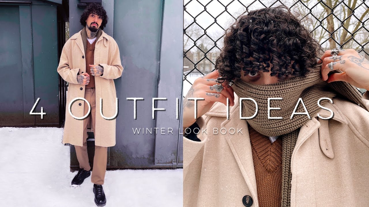4 Winter outfit ideas | streetwear vertical lookbook 2021 - YouTube