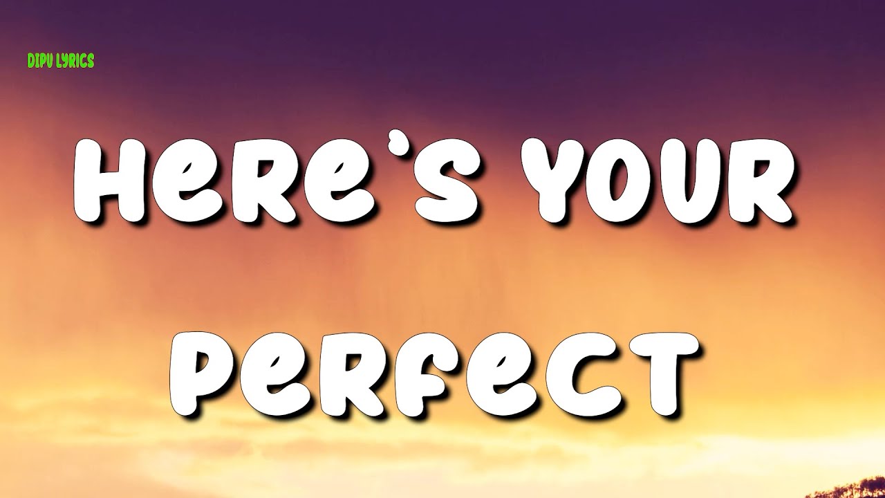 Jamie Miller - Here's Your Perfect (Luka Lyrics) - YouTube