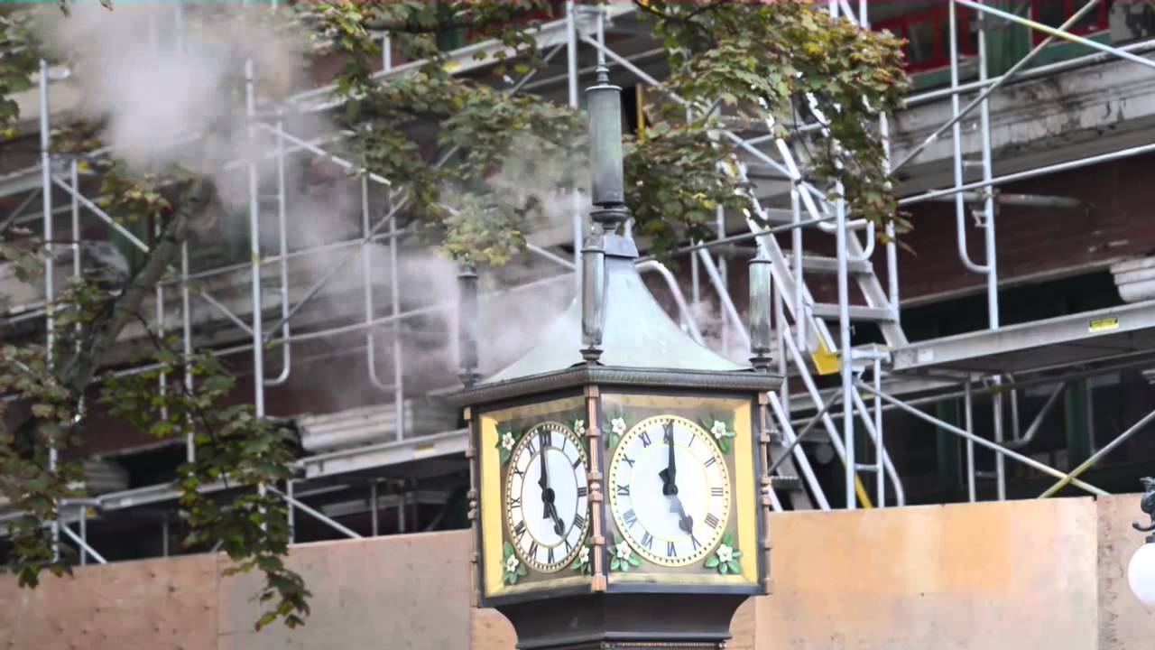 Steamclock in Vancouver, BC - YouTube