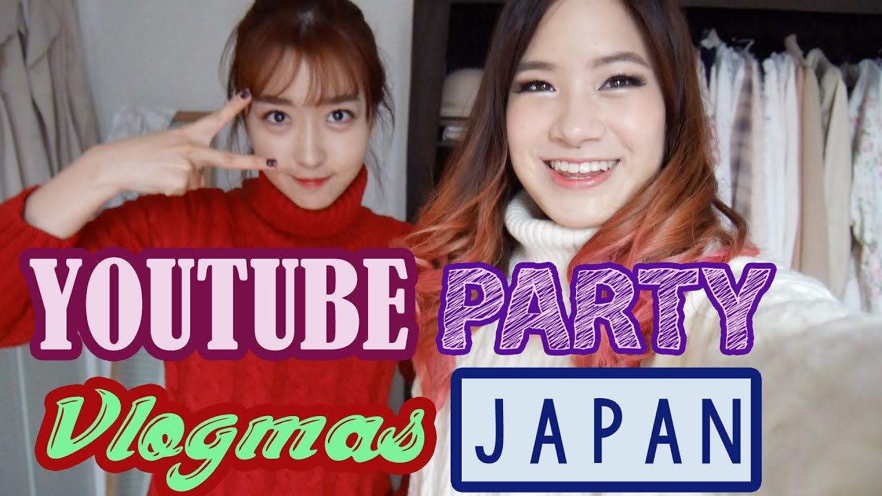 Youtube Party in Shibuya | Vlogmas #17 | KimDao in JAPAN ft. Sunnydahye ...