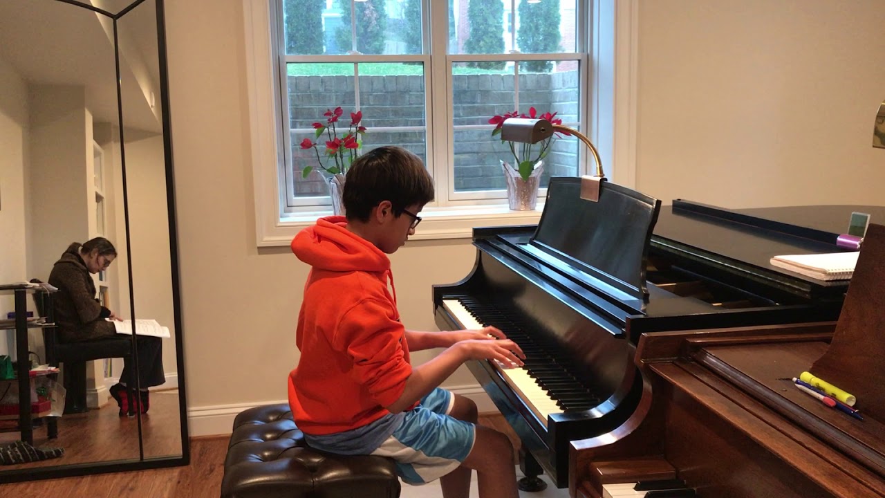 David Egge Plays Bach D minor sinfonia - YouTube