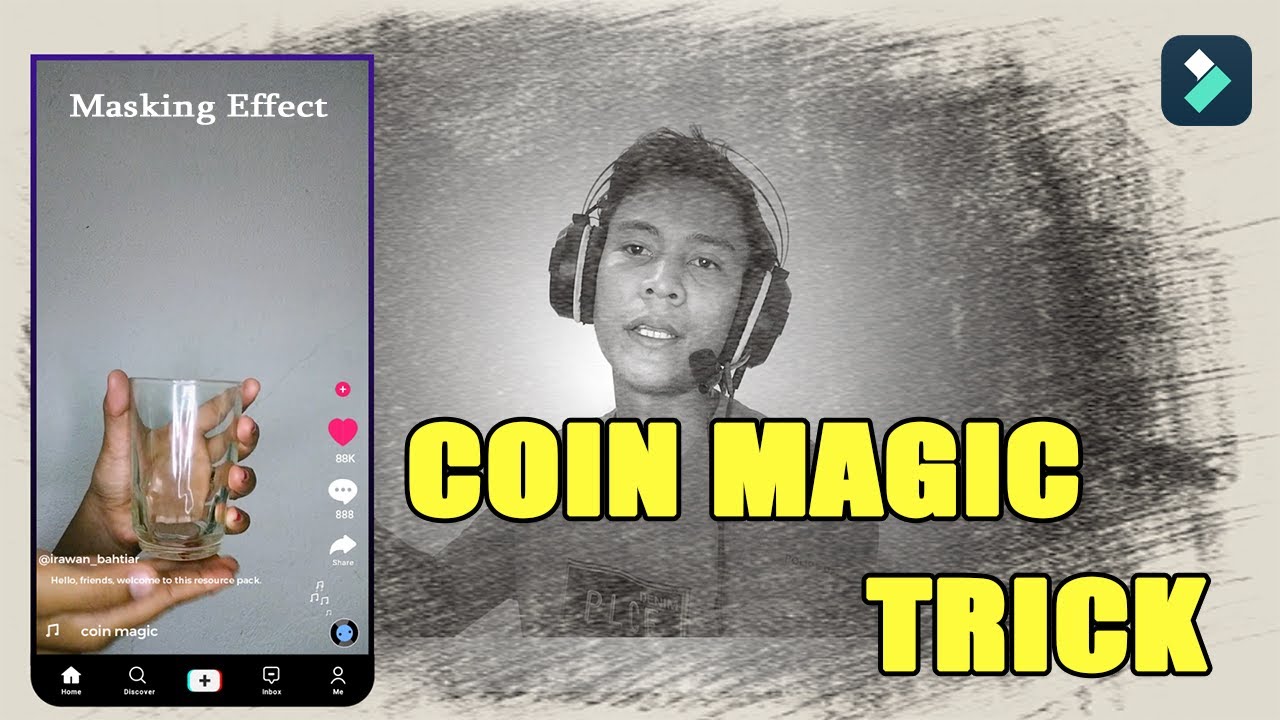 CARA EDIT TRIK SULAP KOIN DENGAN FILMORA 11(COIN MAGIC TRICK FILMORA TUTORIAL) - YouTube