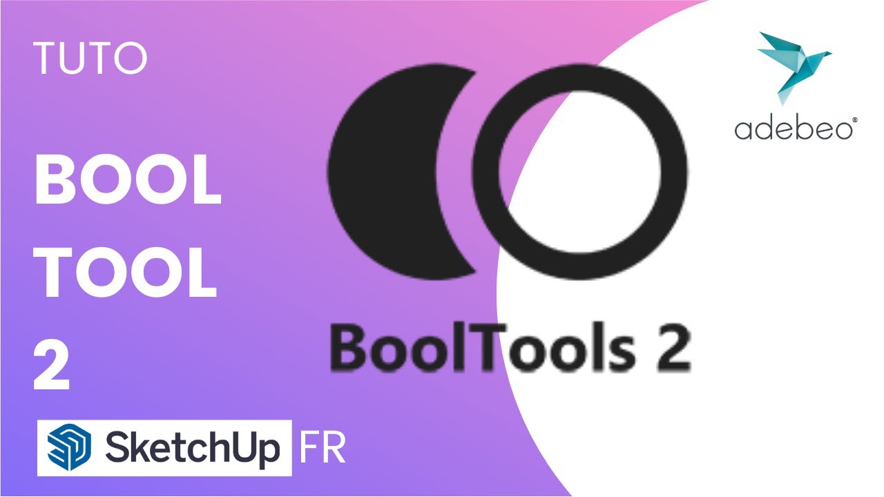[Tuto extension Sketchup] bool tool - YouTube