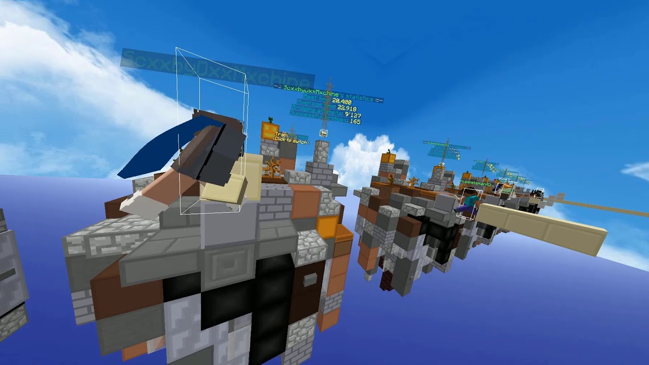 Trying to moonwalk bridge in Minecraft - YouTube