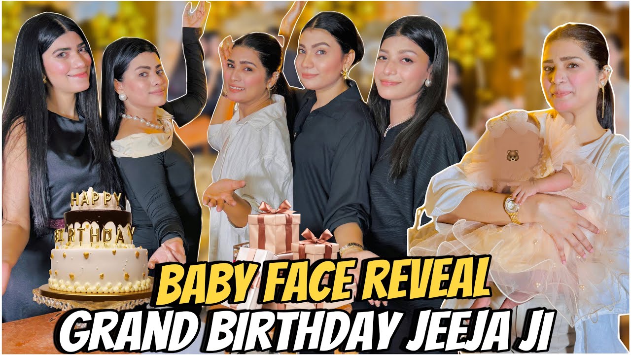 American Jeeja Ji Ka Grand Surprise 🎉🤩 ||Baby Face Reveal 👶🍼 ||shine ...