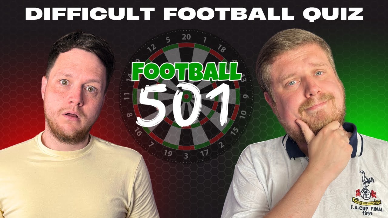 BRAND NEW QUIZ GAME: Football 501™ - YouTube