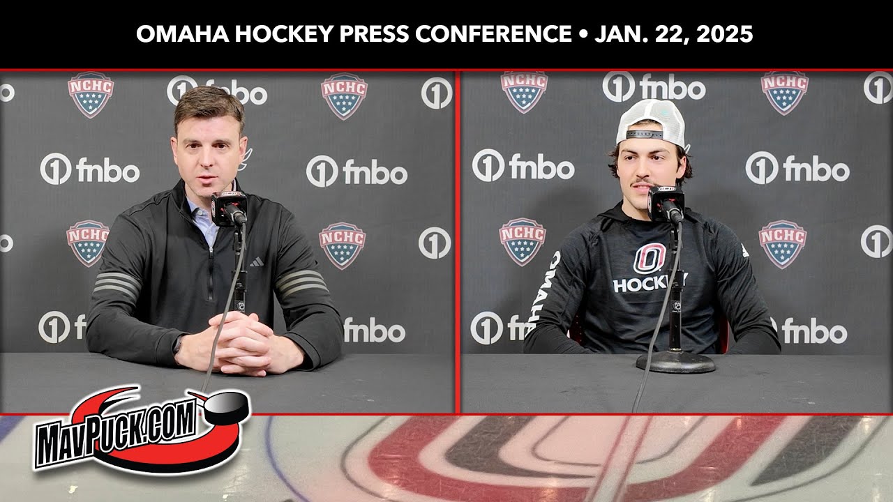 Omaha Hockey Press Conference - Jan. 22, 2025 - YouTube