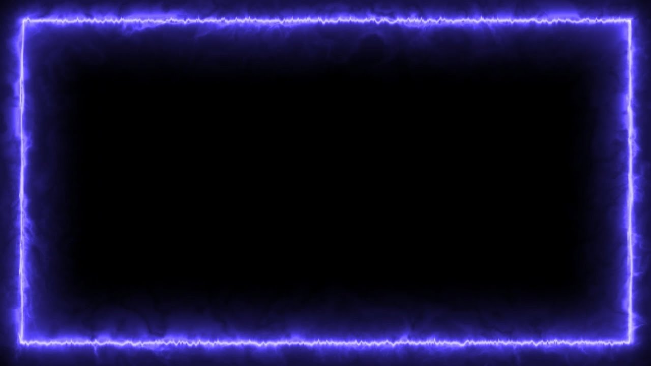 Neon Light Background Effects, Light Effect Black Screen, Neon Border ...