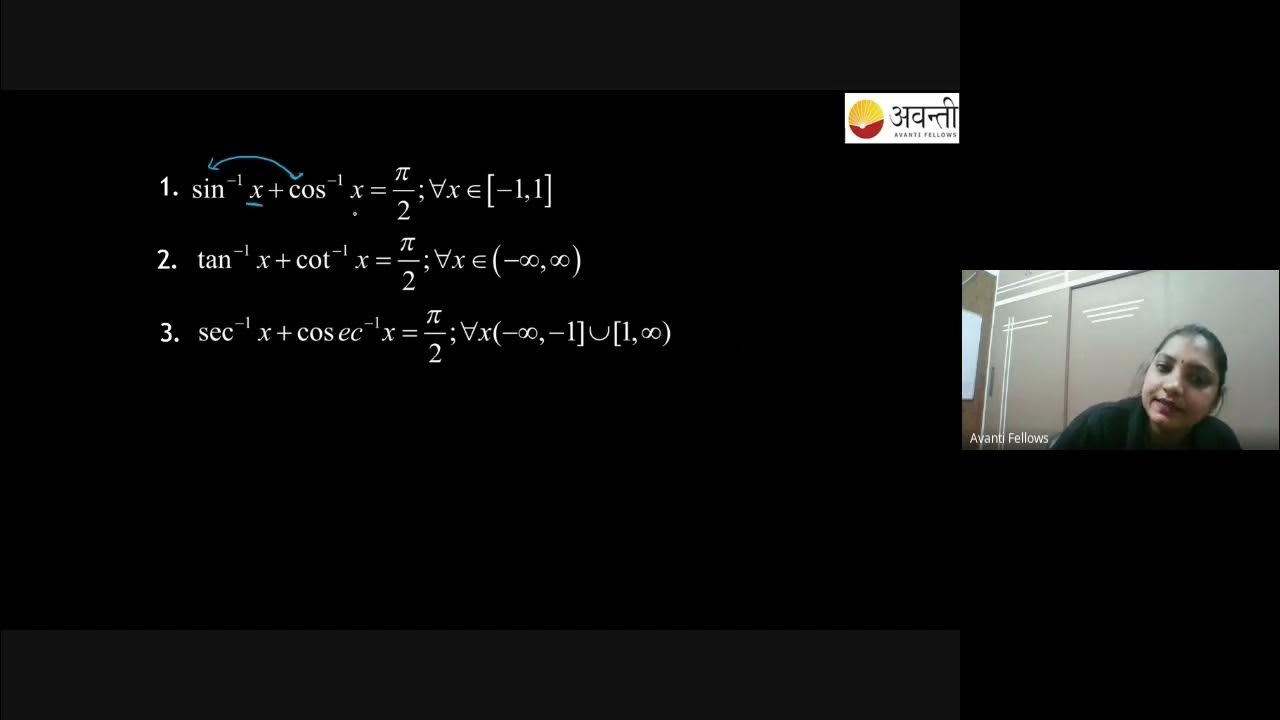 ITF Complementary Functions | 11th Math | 8th May 2023 - YouTube