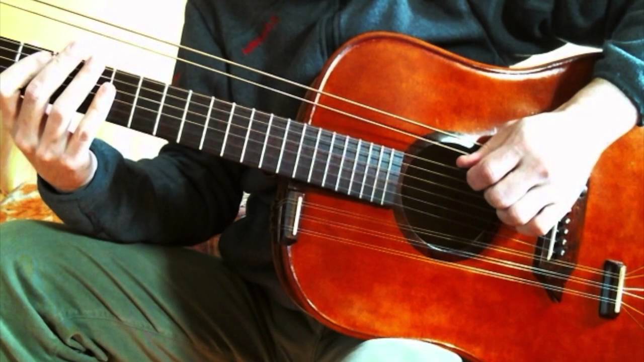 Carlo Bartolini plays a Jessupe Goldastini Guitar - YouTube