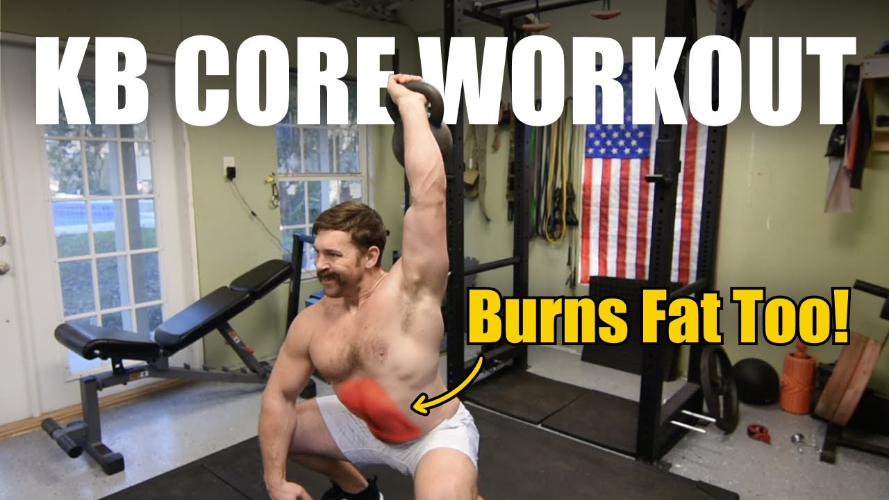 50 Rep "Kettlebell Core Cardio" Workout [Ditch the Side Bends & Sit Ups ...