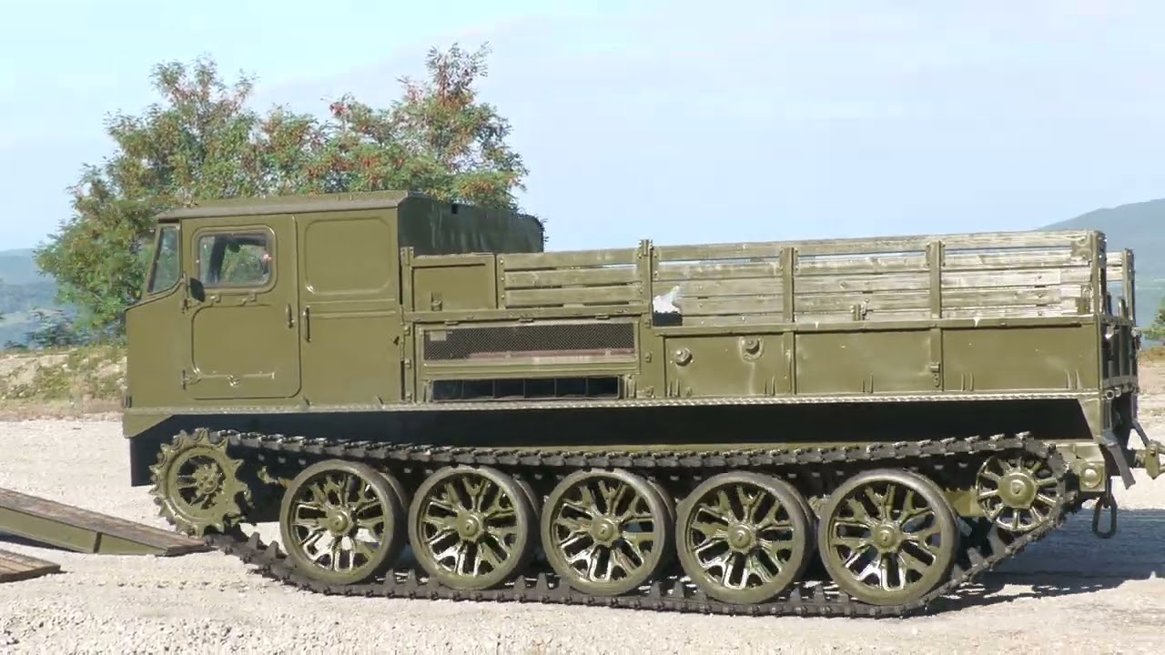 Artilerijski traktor ATS-59G - YouTube