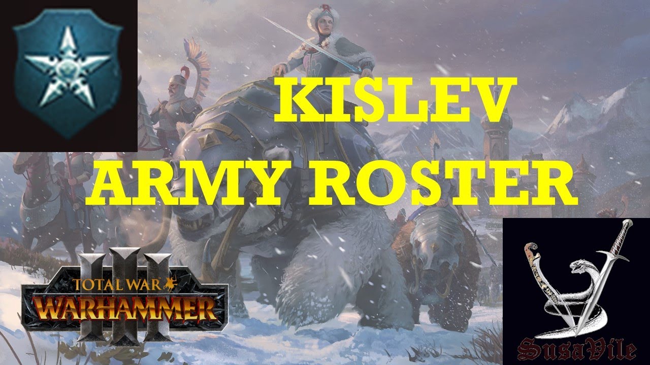 Total War: Warhammer 3 Kislev army roster before/after research/XP ...
