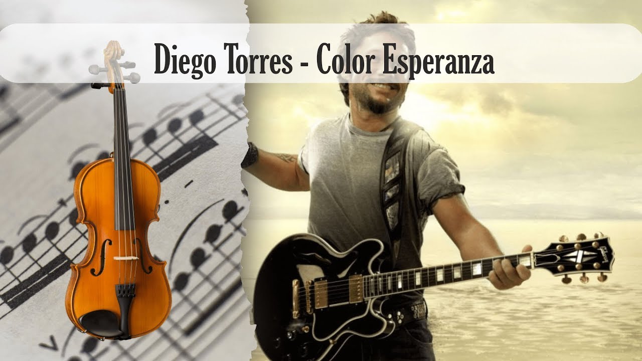 Partitura Diego Torres - Color Esperanza Viola - YouTube