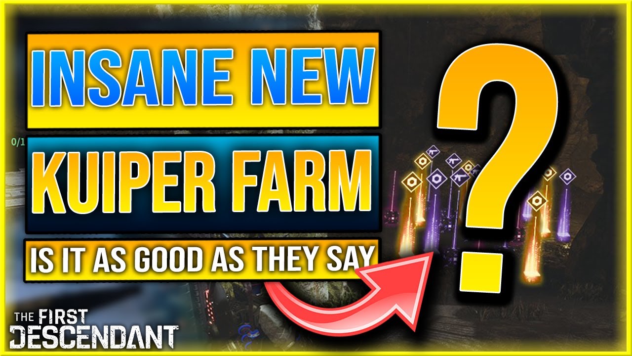 THE NEW BEST Kuiper Shard Farm IS A LIE - The First Descendant Kuiper ...