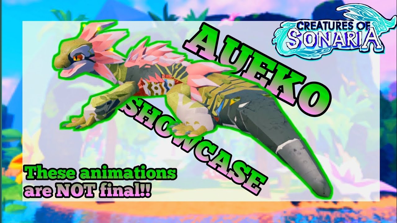 AUEKO ANIMATIONS!! |🚨Beta animations!! | Creatures of Sonaria - YouTube
