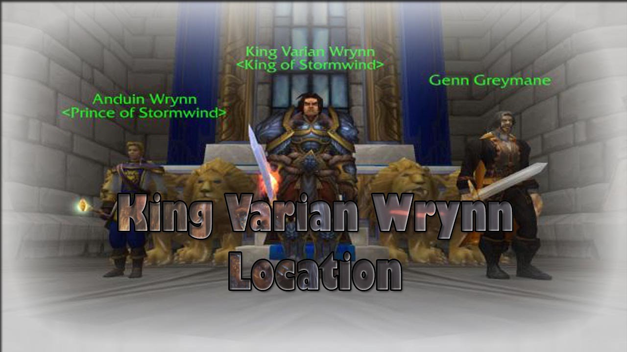 World of Warcraft // Location View // Human Leader (and Worgen Leader ...