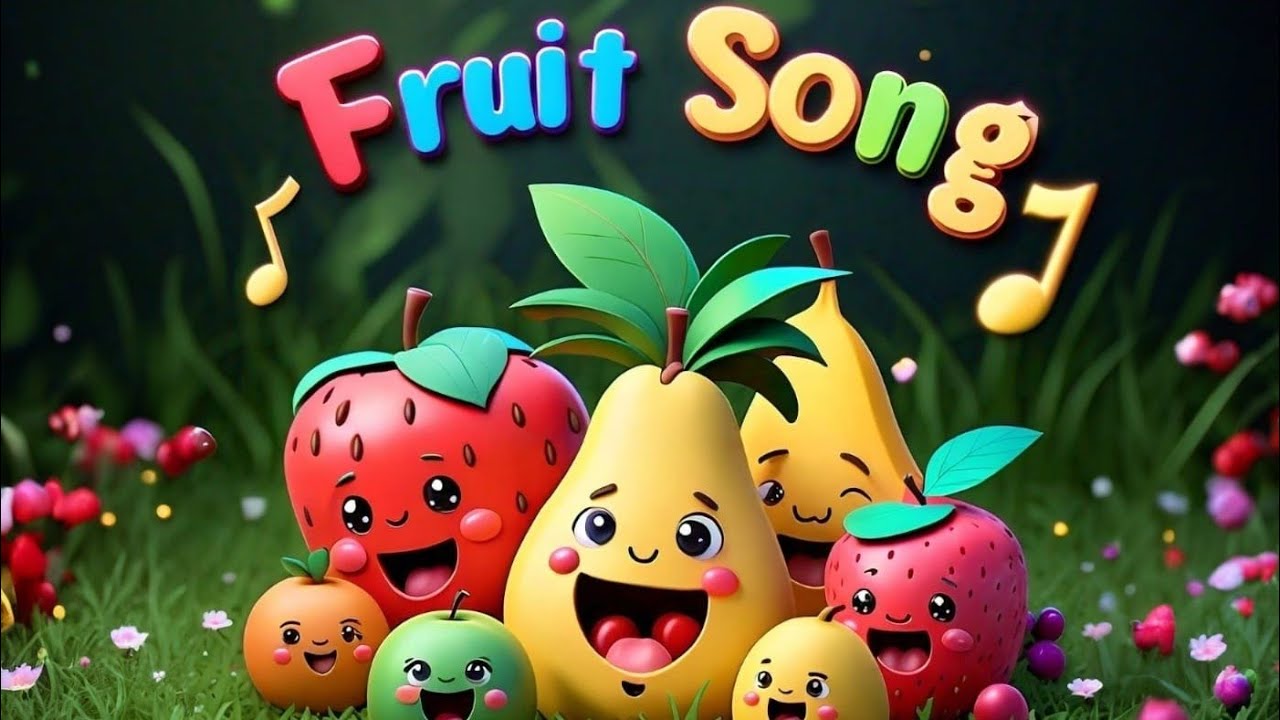 New Fruit Song | Nursery ryhmes | Kids song - YouTube