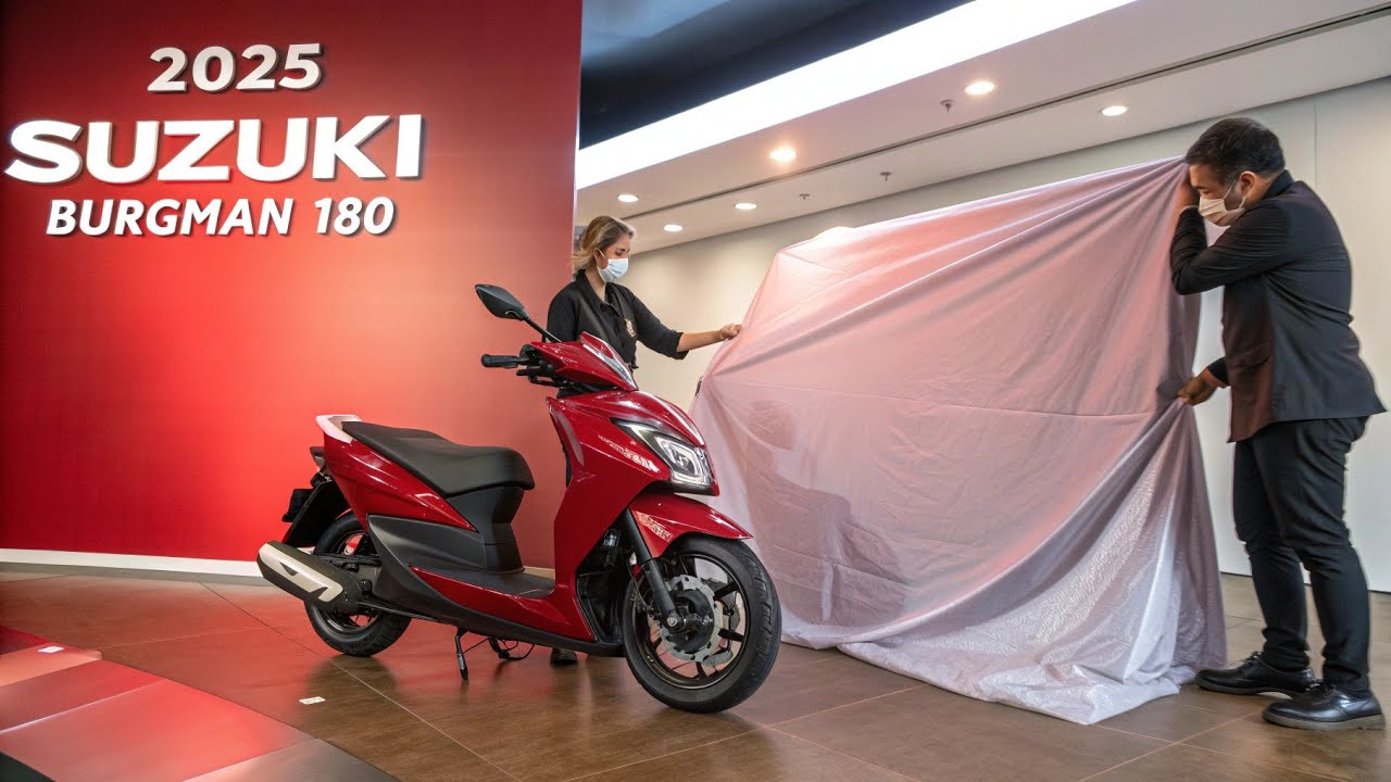 2025 Suzuki Burgman 180 Finally Launched - YouTube