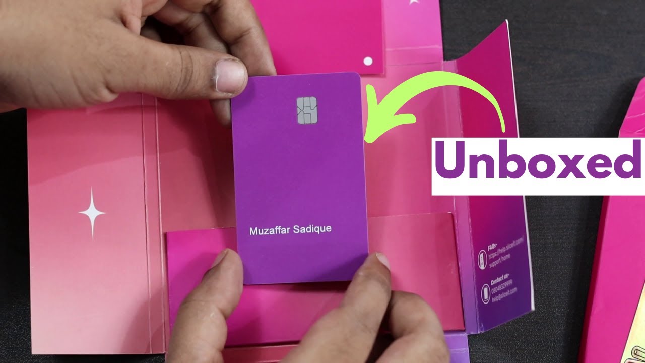 slice Debit/ATM Card Unboxing | slice Zero Balance Savings Account ...