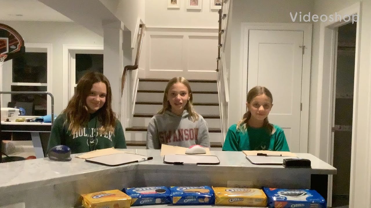 Sorta sisters oreo tasting! - YouTube