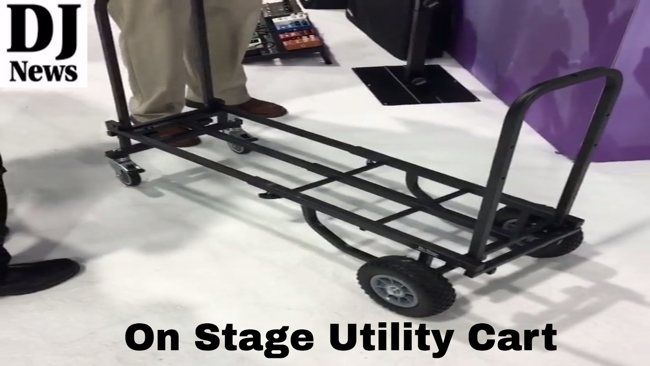 #OnStage Utility DJ Cart UTC2200 From #NAMM2017 | Disc Jockey News ...