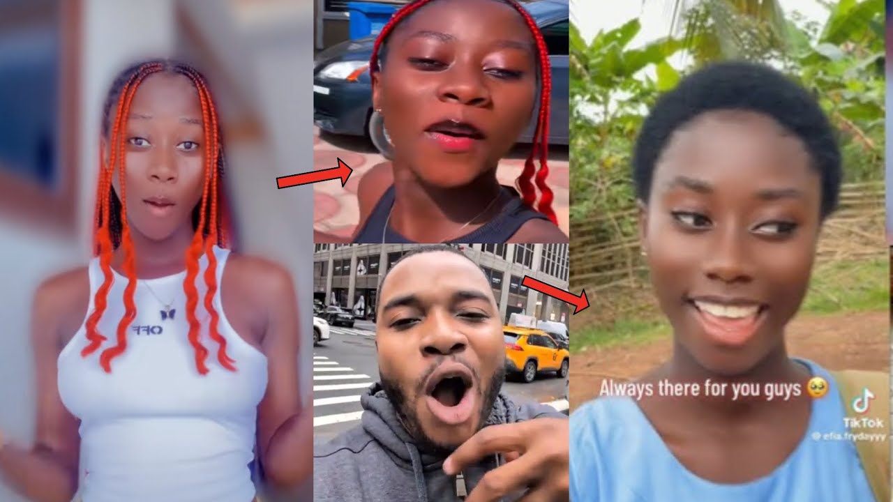 The trending girl on TikTok, Afia Friday has finally tells how her ...