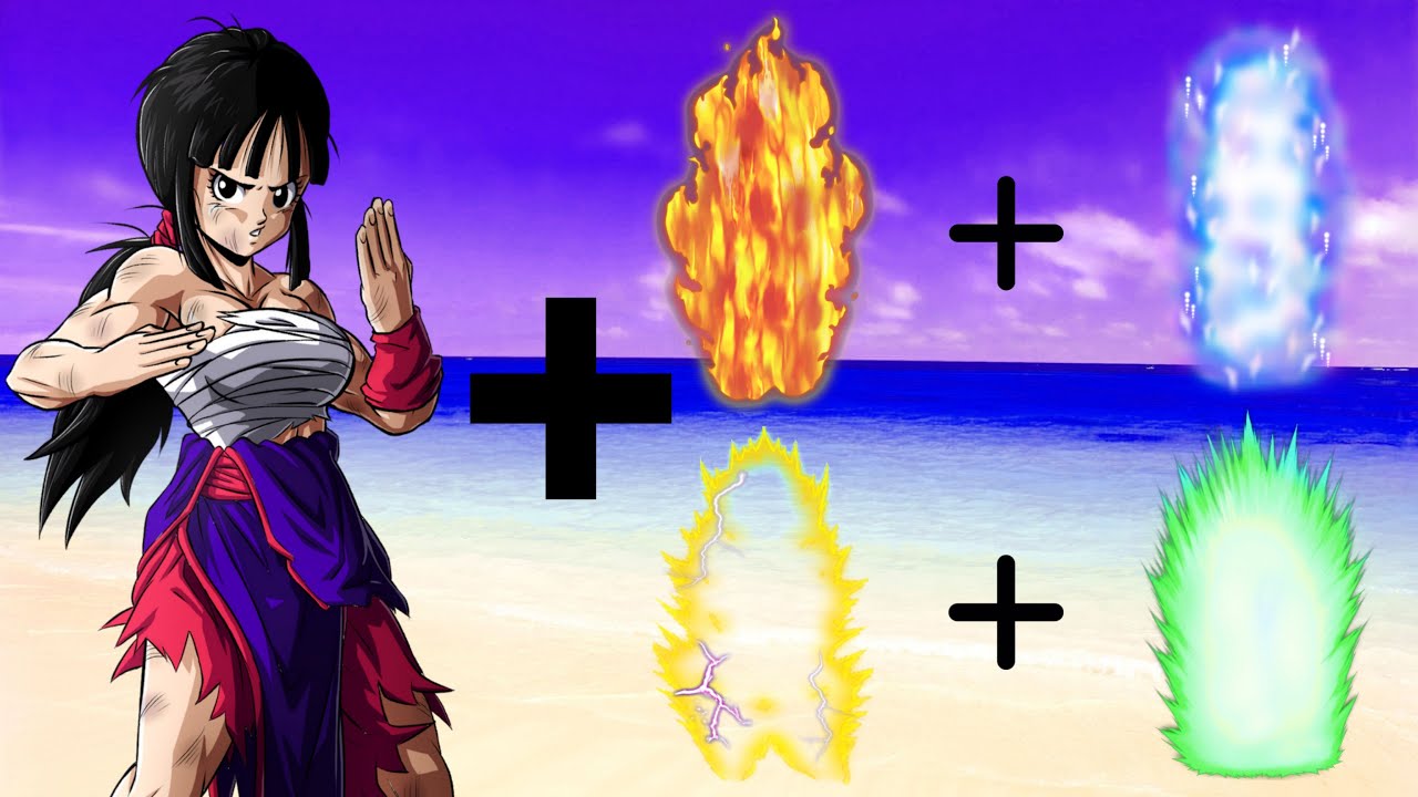 Chi-Chi + SSJG + SSJ + Mui + LSSJ 🥶 Fusion! Who is Strong ? - YouTube