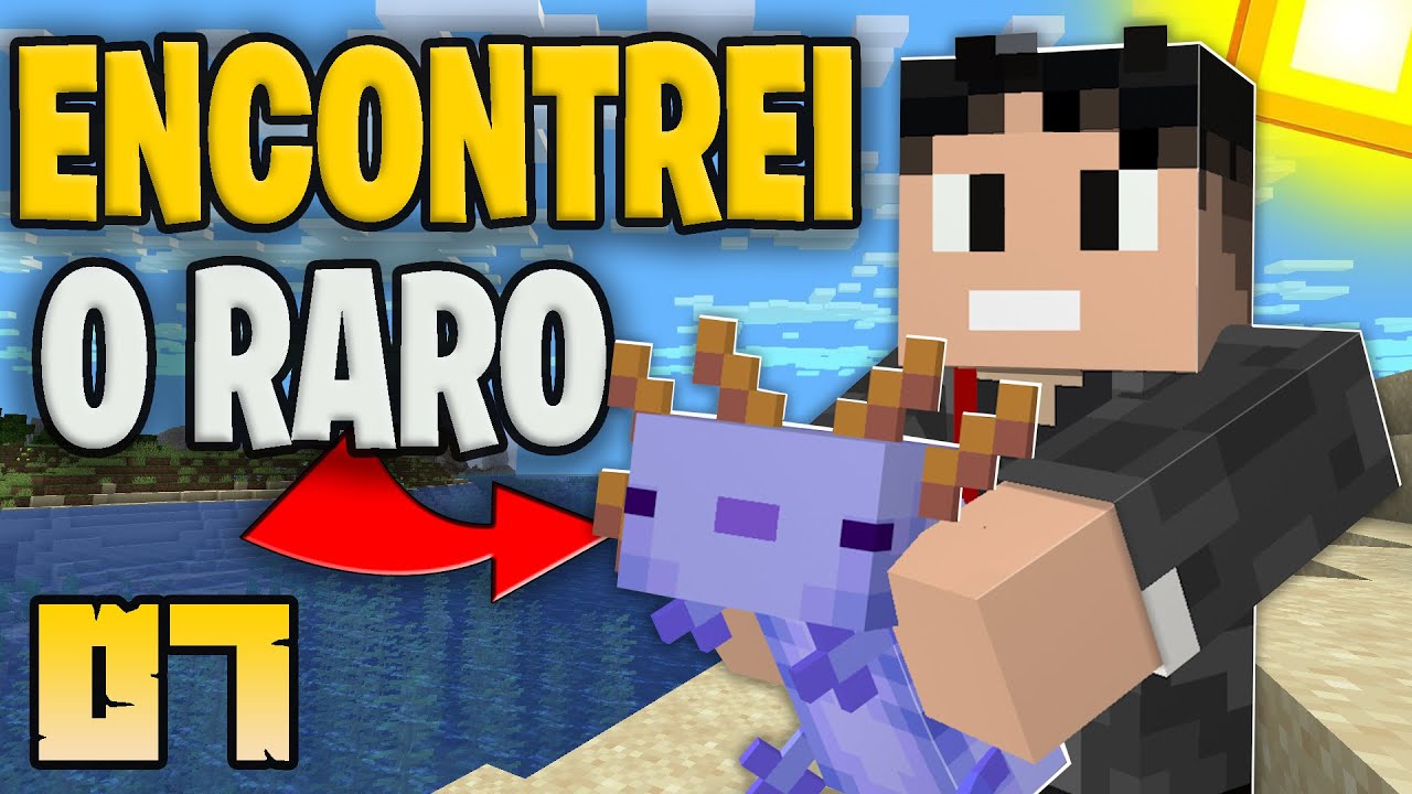 COMO CONSEGUIR O AXOLOTE RARO MUITO FÁCIL- JORNADA SURVIVAL - EP 07 ...