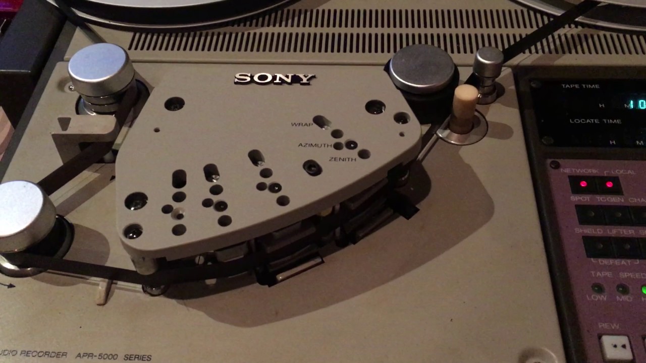 Sony APR 5000 Half Inch Head Stack. - YouTube