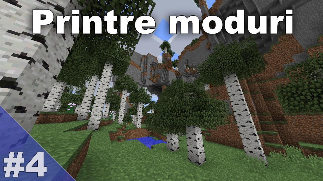Minecraft printre moduri s2- in romana - I NE MUTAM SINGURI!!! I - YouTube