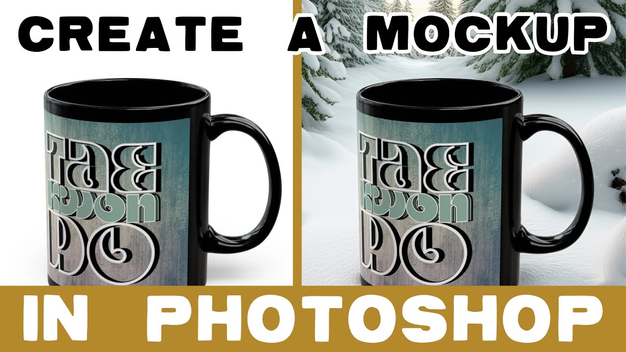 CREATE REALISTIC MOCKUPS Using Printify and Photoshop | Step-by-step Walkthrough - YouTube