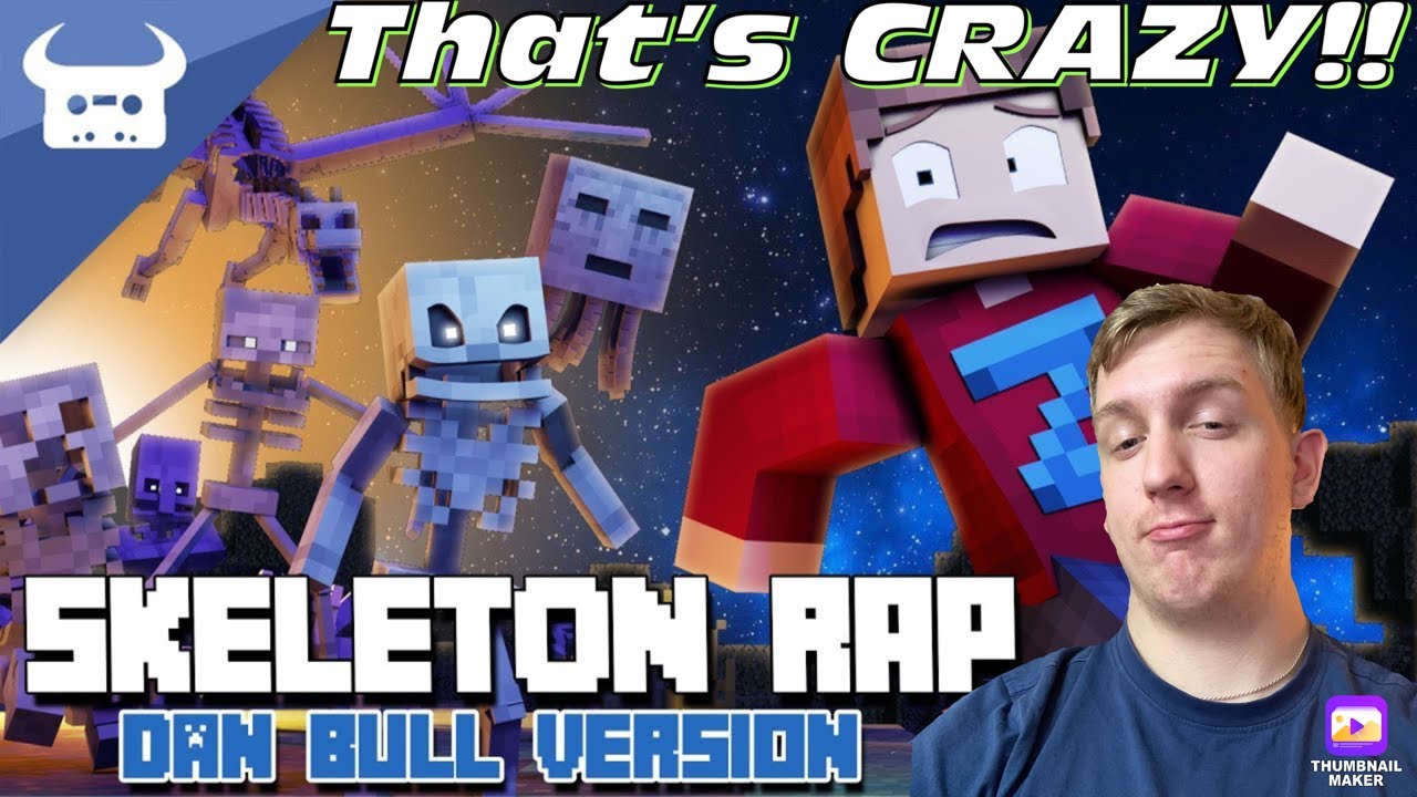 This was CRAZY!! Dan Bull: Minecraft Skeletons Rap Reaction - YouTube