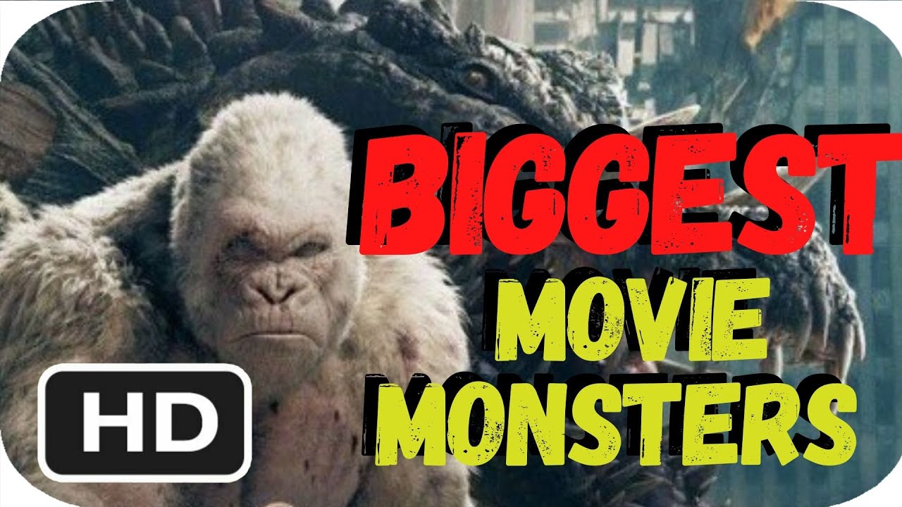 BIGGEST MOVIE MONSTERS by SIZES / REAL DIMENSIONS IN 3D - PCS GIRLS ...
