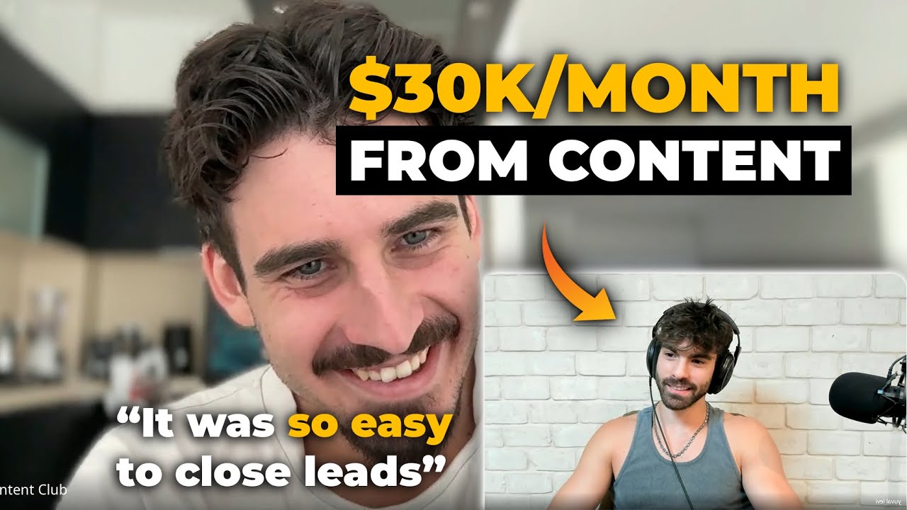 How Yuval hit his first $30k/month thanks to content - YouTube