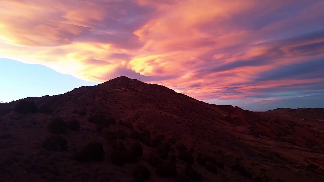 Sunset in the Rockies - YouTube